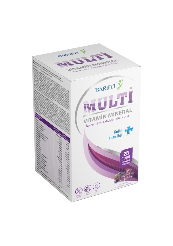 Barifit Multi Vitamin Mineral Takviye Edici Gıda 150 ML Fiyatları ve ...