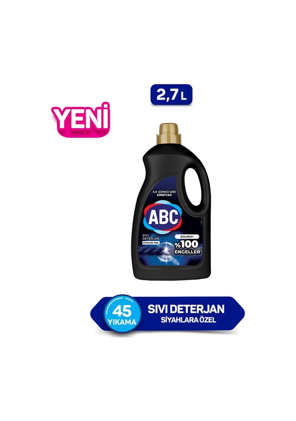 Abc Siyahlara Özel Sıvı Deterjan 2.7 L Fiyatları ve Özellikleri