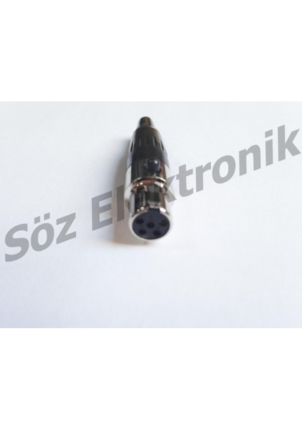 5 Pin Mini Xlr Canon Kablo Tipi Dişi ( 1 Paket 5'Li ) Fiyatları ve ...