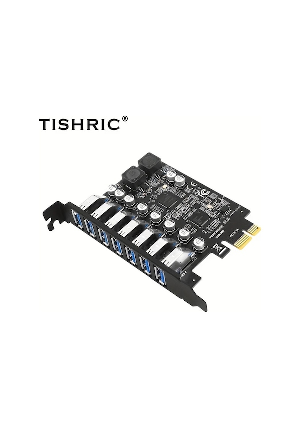 Wangxi Ttıshrıc Usb 3.2 Gen1 Pcı Express 7 Port Hub Adaptörü Pcıe 1x ...