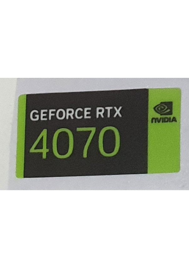 Nvidia Geforce Rtx 4070 Sticker Yatay Etiket D160 Fiyatları ve Özellikleri