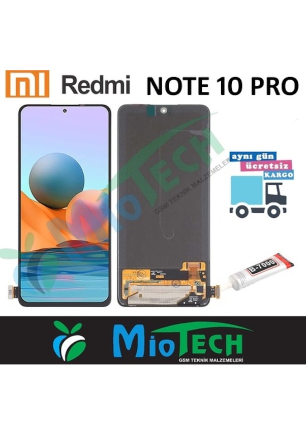 Redmi Uyumlu Note 10 Pro 4G Lcd Ekran Dokunmatik Süper A Kalite ...