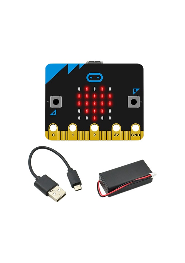 Micro:bit V1.5 Geliştirme Kartı Micro:bit Akıllı Araba Kiti/qtruck/python Eğitim Bbc Microbit ...