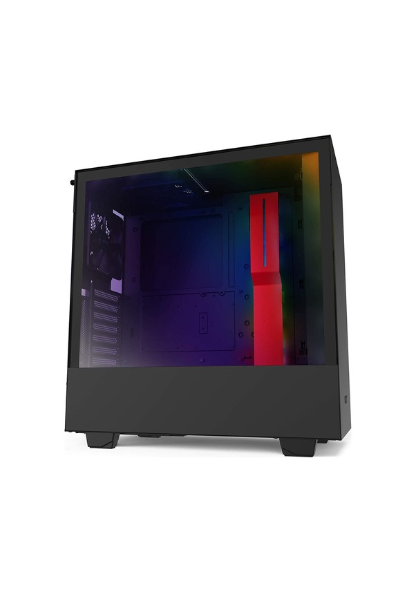 Nzxt CA-H510I-BR H510I Compact Mid Tower Black/Red Chassis With Kasa ...
