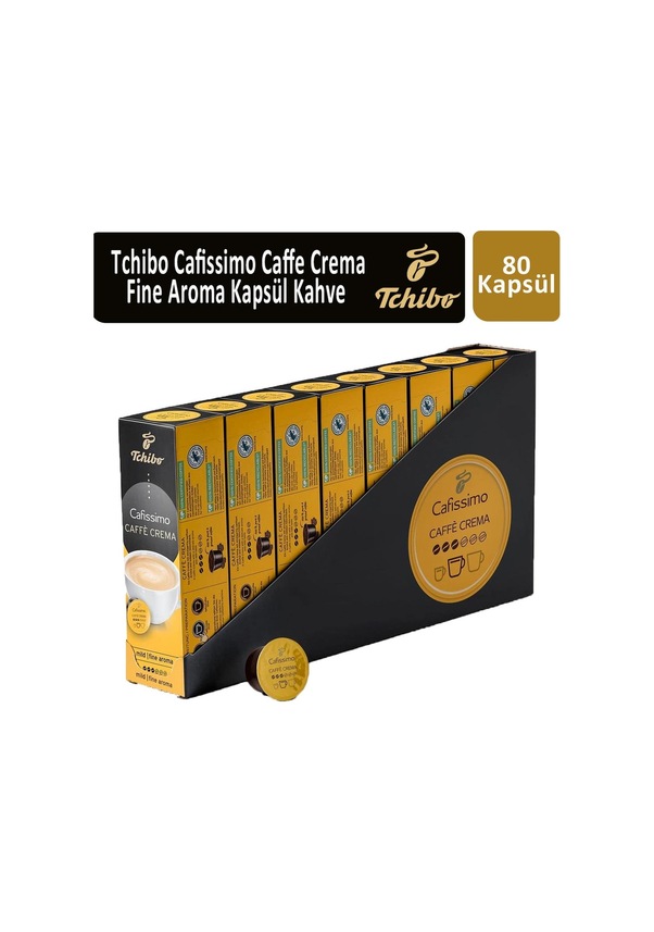 Tchibo Cafissimo Caffe Crema Fine Aroma Kapsül Kahve 8'li Fiyatları ve Özellikleri