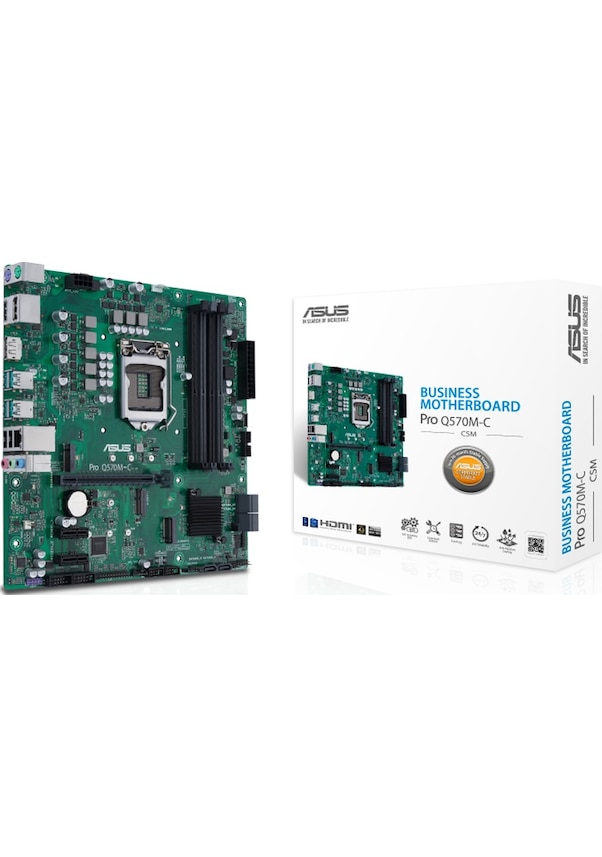 Asus Pro Q570M-C/CSM Intel Q570 3200 MHz (OC) DDR4 Soket 1200 mATX ...