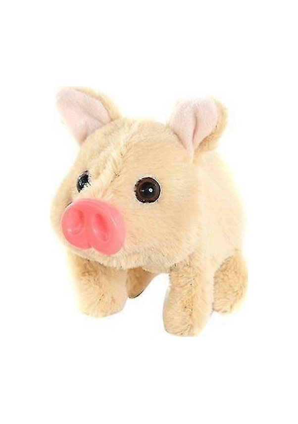 Elektrikli Peluş Domuz Oyuncak Sesli Hareketli Burun Ağız Etkileşimli ...