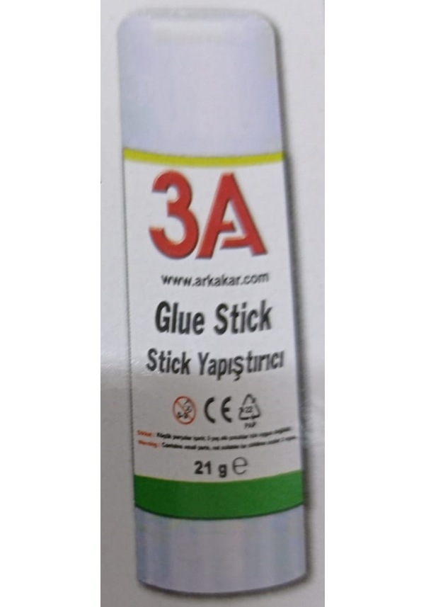 3A Glue Stick Yapıştırıcı 21 Gr 12'li Paket Fiyatları ve Özellikleri