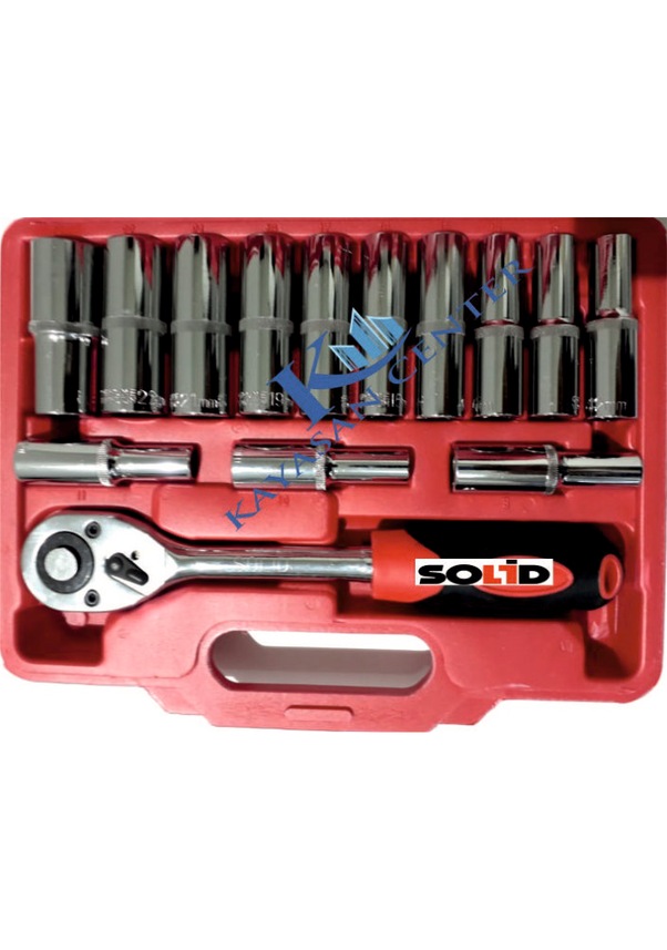 Lokma Takımı Solıd 15 Parça 1/2" 6 Köşe Derin Lokma Takımı Fiyatları ve ...