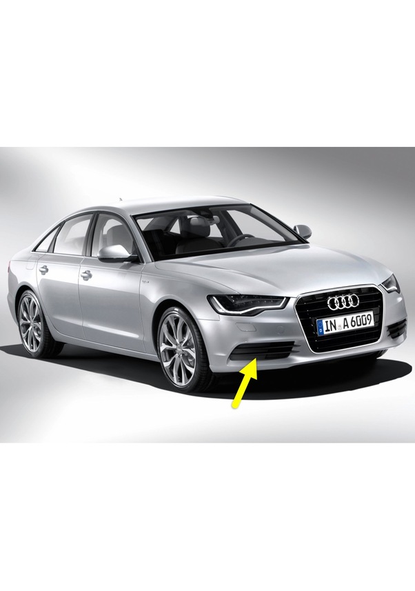 Audi A6 11-14 Ön Tampon Sağ Alt Sis Izgara Kapağı Siyah 4G0807682 ...