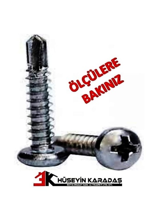 Merİdyen Ysb Yildiz Somun BaŞli Vİda 4 8 X 100 Mm 400 Adet