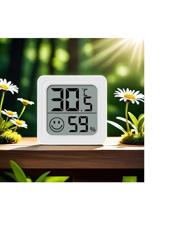 Depokon Mini Sıcaklık Nem Ölçer Lcd Ekranlı Oda Termometre Duvara ...