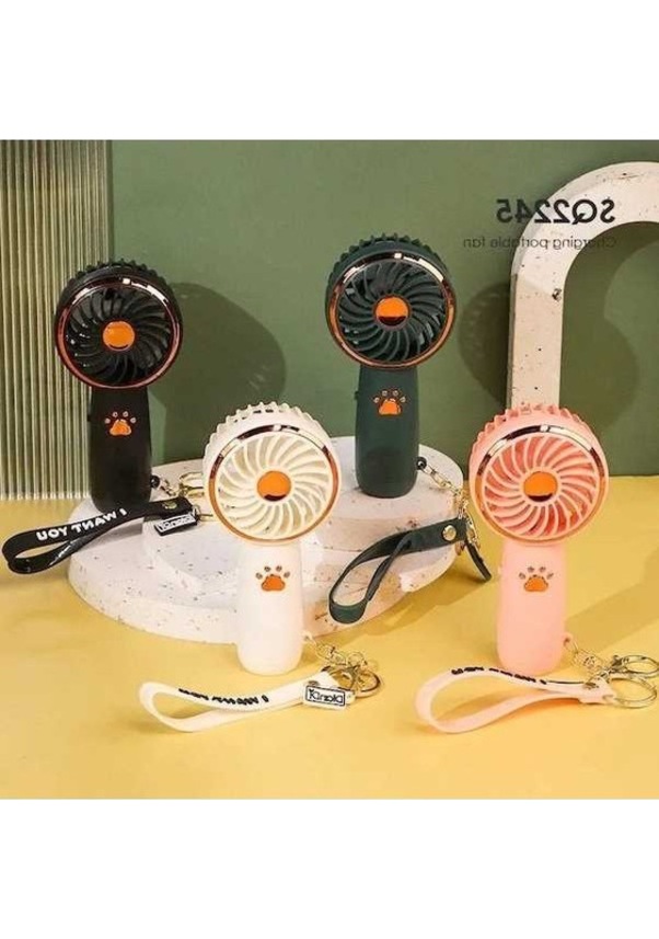 Willowhaven 2025 Yaz Mini Karikatür Taşınabilir Usb Şarj El Fanı ...
