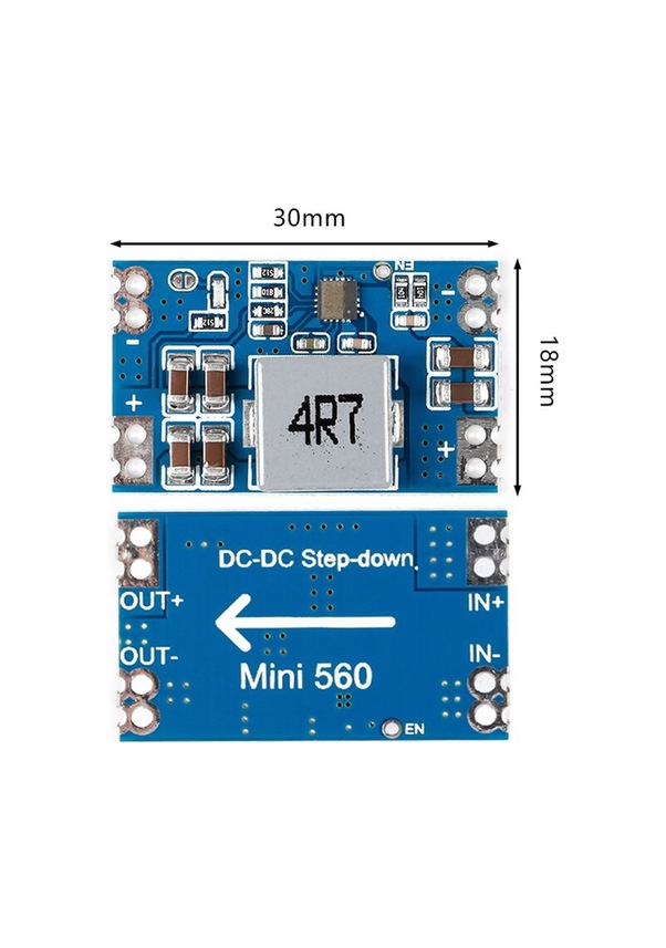 Mini560 12V 4A Voltaj Düşürücü Modül Güç Kaynağı 18V Step Down ...
