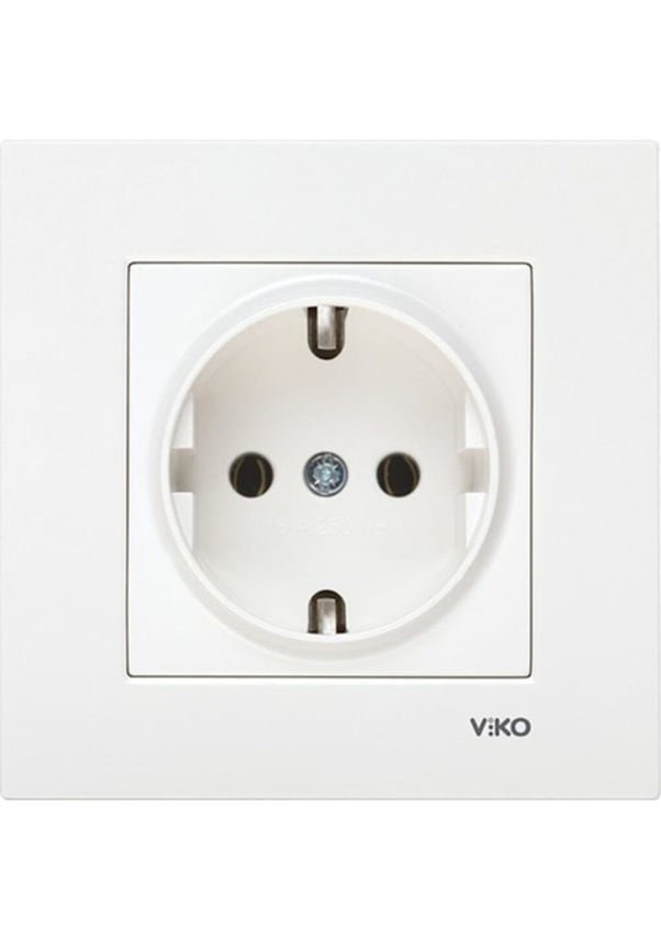 Viko Karre Beyaz Topraklı Priz Fiyatları ve Özellikleri