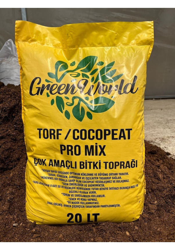 20 Litre İthal Çok Amaçlı Bitki Toprağı Torf Cocopeat Kokopit Fiyatları ...
