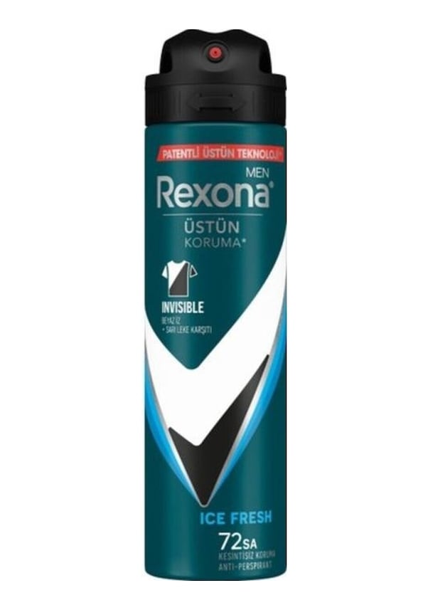 Rexona Ice Fresh Invisible Erkek Sprey Deodorant 150 ML Fiyatları ve ...