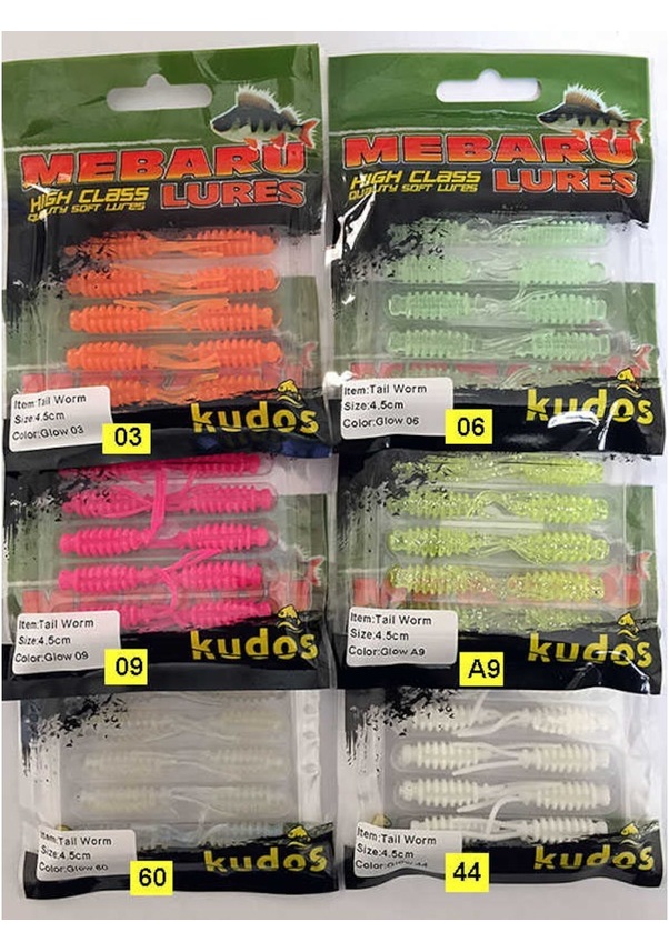 Kudos Tail Worm 4.5Cm Lrf Silikon Yem 03 Fiyatları ve Özellikleri