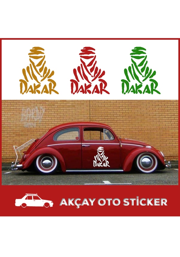 Dakar Sticker Dakar Oto Sticker Arma Sticker Araba Sticker Fiyatları ve ...