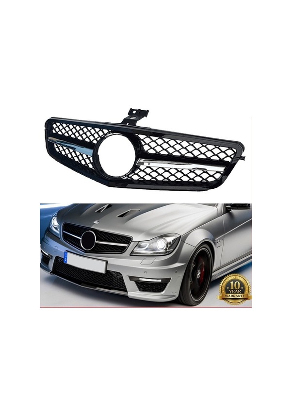 Autogp Mercedes W204 C63 Amg Ön Panjur Izgara Seti 2007 / 2012 ...