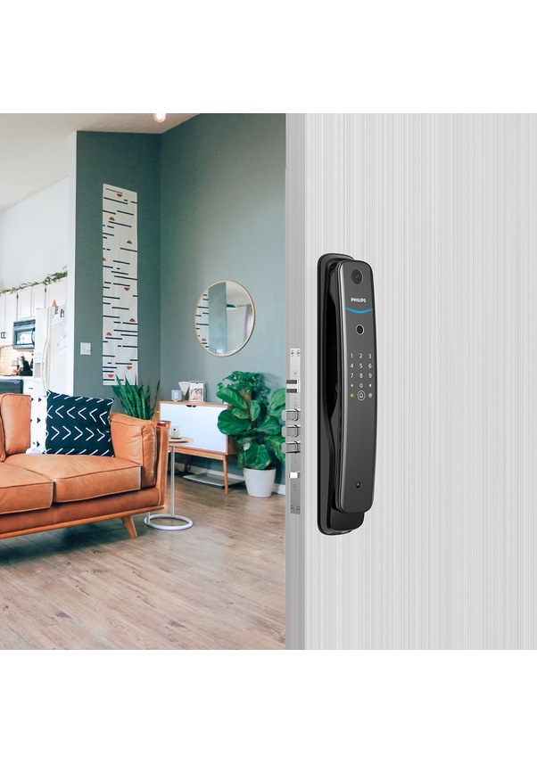 Philips DDL702-1HWS Parmak İzi Kartlı Akıllı Kameralı Kapı Kilidi Fiyatları ve Özellikleri
