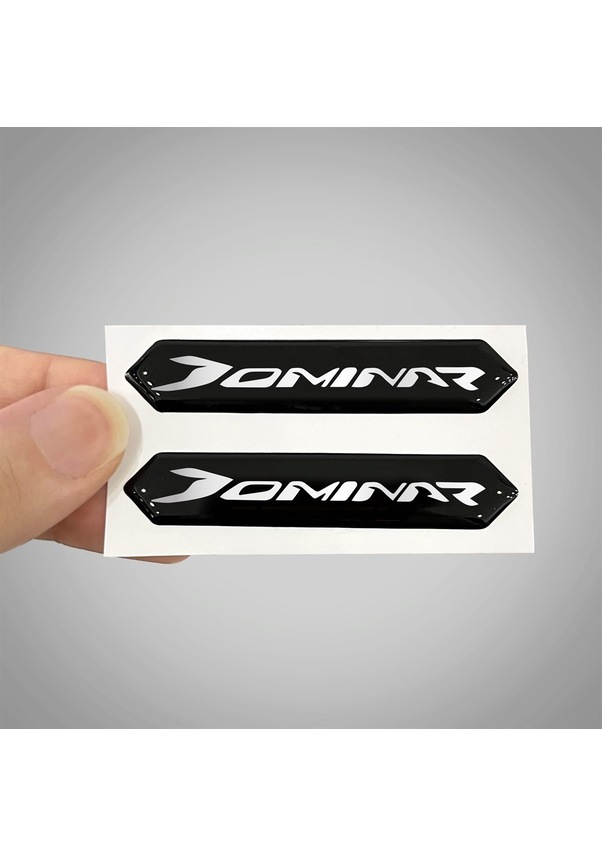 Dominar Gümüş 3D Arma Sticker Yapıştırma 2 Adet Fiyatları ve Özellikleri