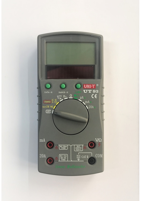Unı-t Ut93 Güneş Panelli Dijital Multimetre - Ölçü Aleti - Unit ...