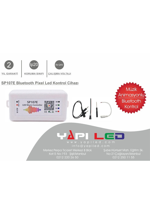 Sp107E Bluetooth Pıxel Led Kontrol Cihazı Müzik Efektli Fiyatları ve ...
