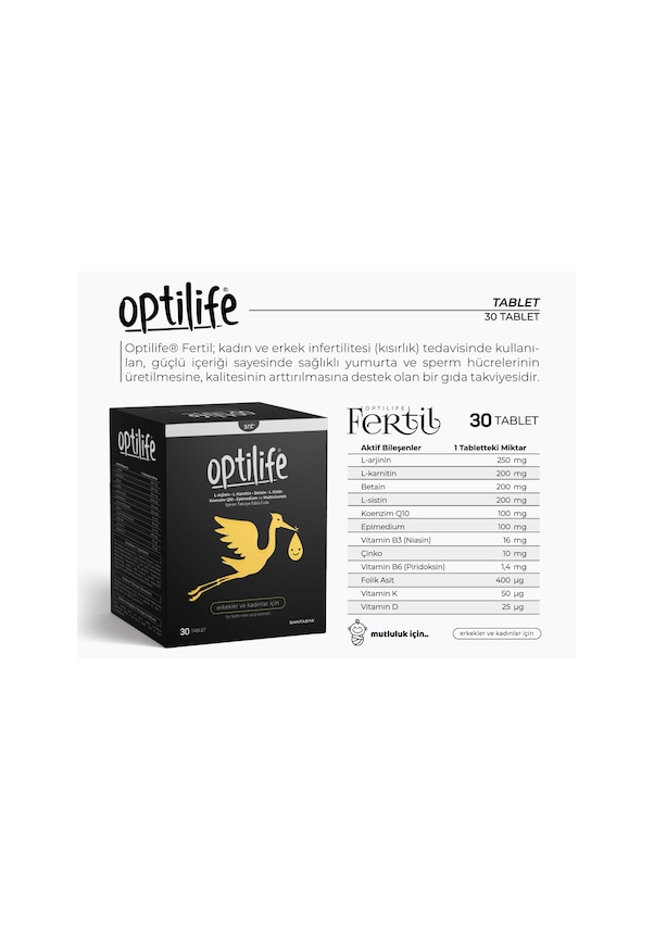 Optilife Fertil 30 Tablet Fiyatları ve Özellikleri