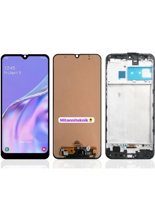 Samsung Galaxy M21 Sm-m215f Lcd Ekran Dokunmatik Çıtalı Siyah Fiyatları ...