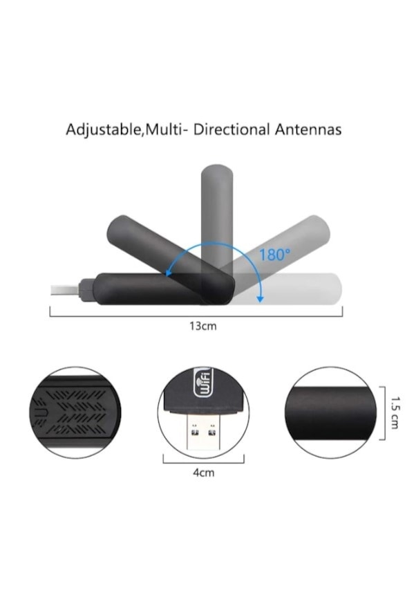 Realtek 8812BU 802.11AC 1200 Mbps Dual Band USB 3.0 Wi-Fi Alıcı ...