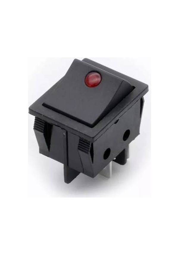 IC-104-12 GENİŞ NOKTA IŞIKLI KIRMIZI 12V ANAHTAR Fiyatları ve Özellikleri