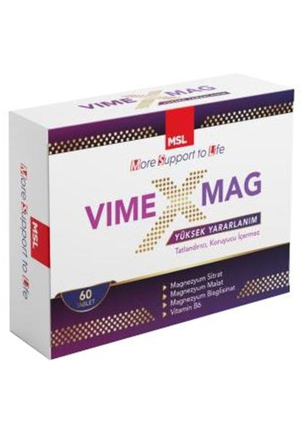 Msl Vimex Vime Mag 60 Tablet Fiyatları ve Özellikleri