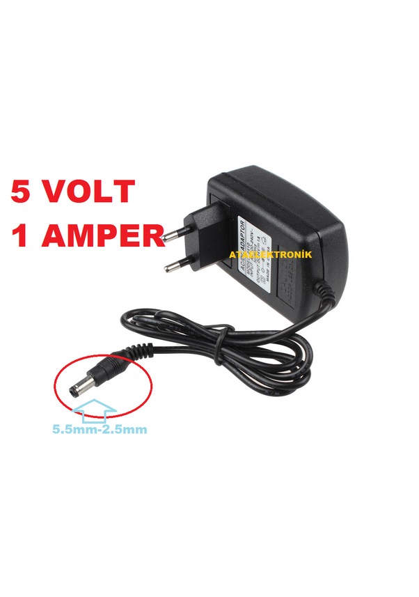 5 Volt 1 Amper 1000 Miliamper Dc Adaptör Şarj Cihazı Fiyatları ve ...