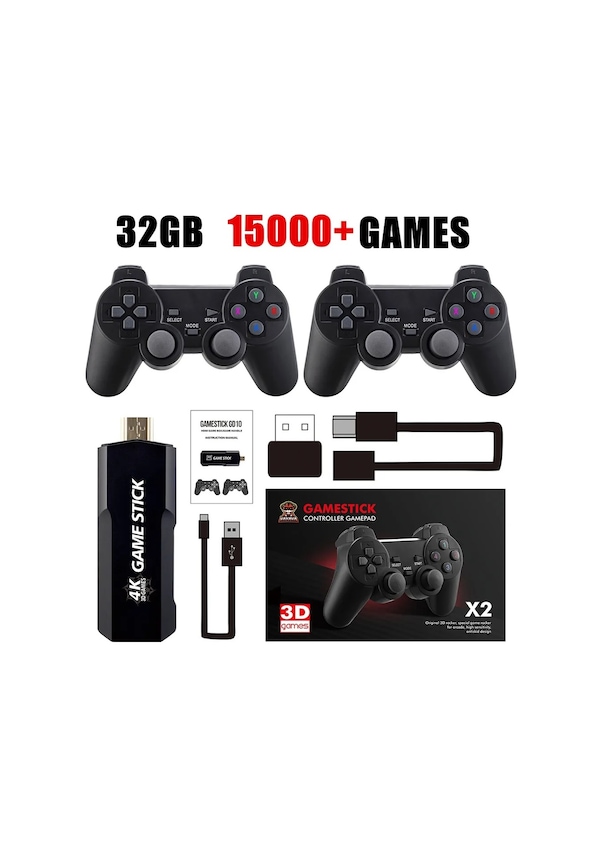 Gubisi 32g Kutusu Var-2022 Retro Oyun Konsolu 4k Hd Video Oyun Konsolu128g 40000 Oyunlar Psp Ps1 ...