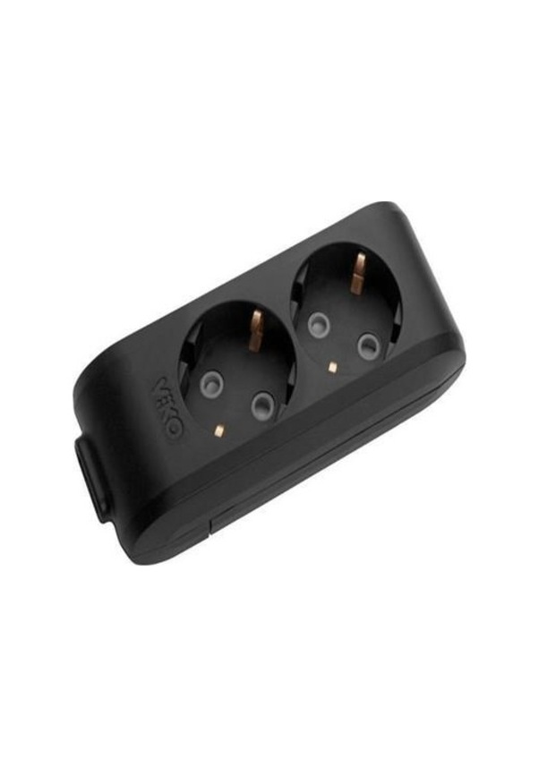Viko 2'li Kablosuz Klemensli Priz Siyah Fiyatları ve Özellikleri