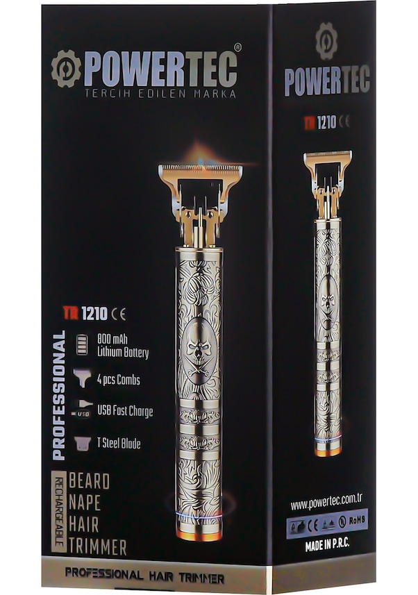 Powertec TR-1210 Sakal Ense Tıraş Makinesi Bakır Fiyatları ve Özellikleri