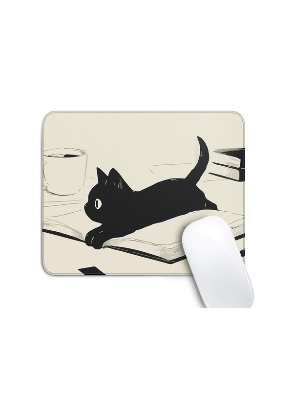 Sevimli Siyah Kedi Mouse Pad'i, Kablosuz Fare Masası Aksesuarları İçin ...
