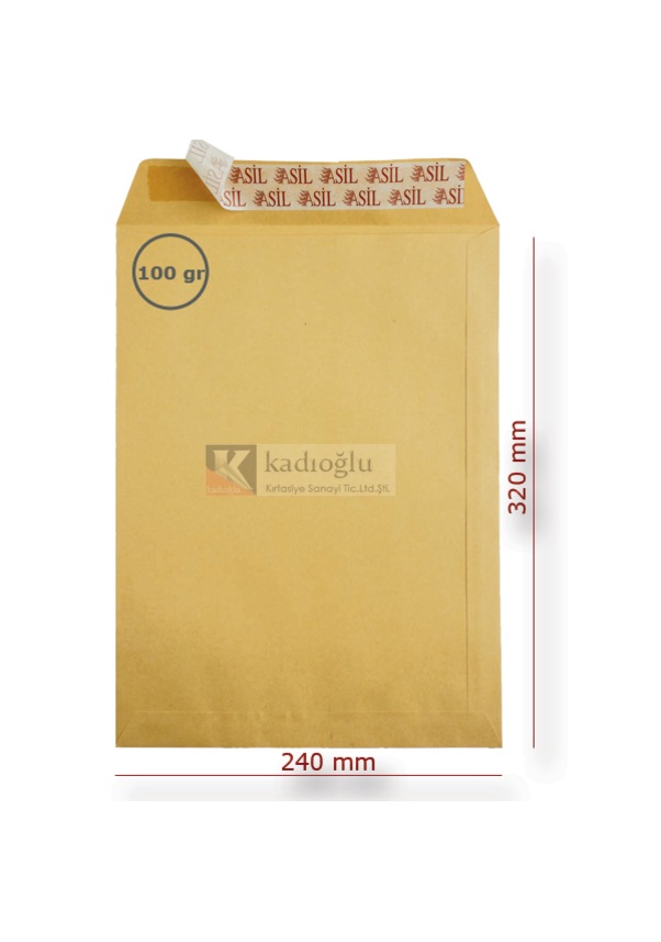 Asil Doğan Torba Zarf (100 Lü)formula Silikonlu 24x32 100 Gr As-0 ...