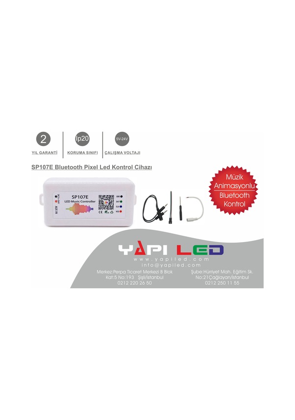 Sp107E Bluetooth Pıxel Led Kontrol Cihazı Müzik Efektli Fiyatları ve ...