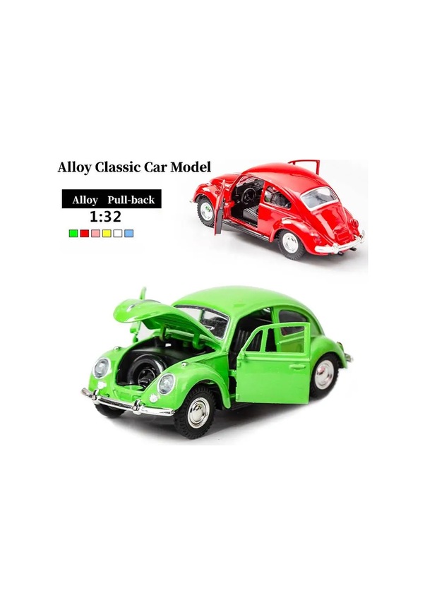 Zilinn 1:32 Ölçekli Retro Alaşım Klasik Araba Modeli Geri Çekin Diecast ...