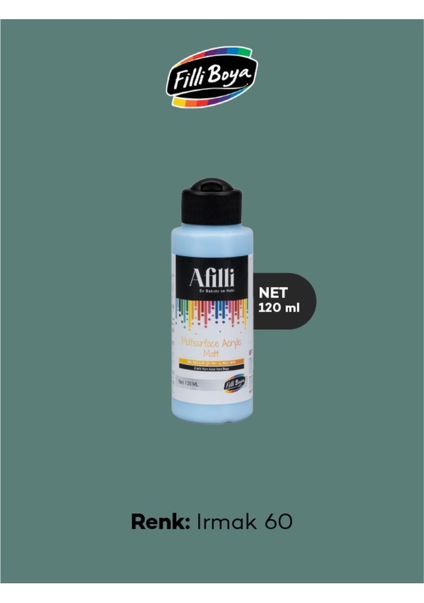 Filli Boya Afilli Multisurface Akrilik Mat 120 ML Irmak 60 Fiyatları ve ...
