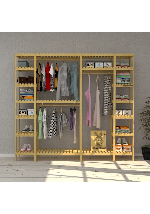 Runo - Açık Ahşap Gardırop Robot Süpürge Kullanımı İçin Uygundur ...