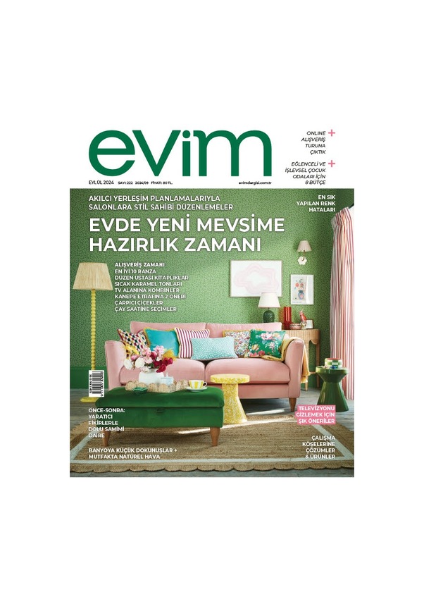 Evim Dergi Eylül 2024 Fiyatları ve Özellikleri