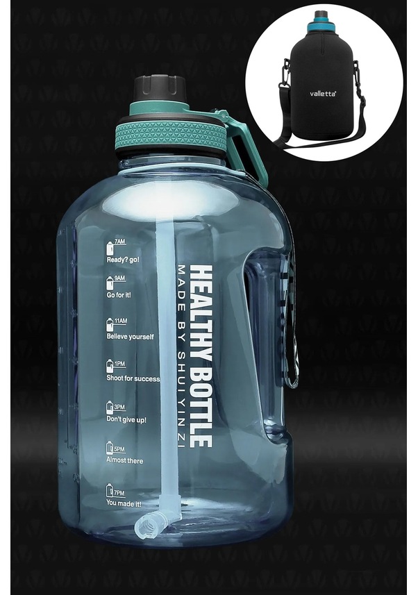 VALLETTA WİNTA MOTİVASYONLU SPORCU SU MATARASI 2,2 LT - MAVİ Mavi ...