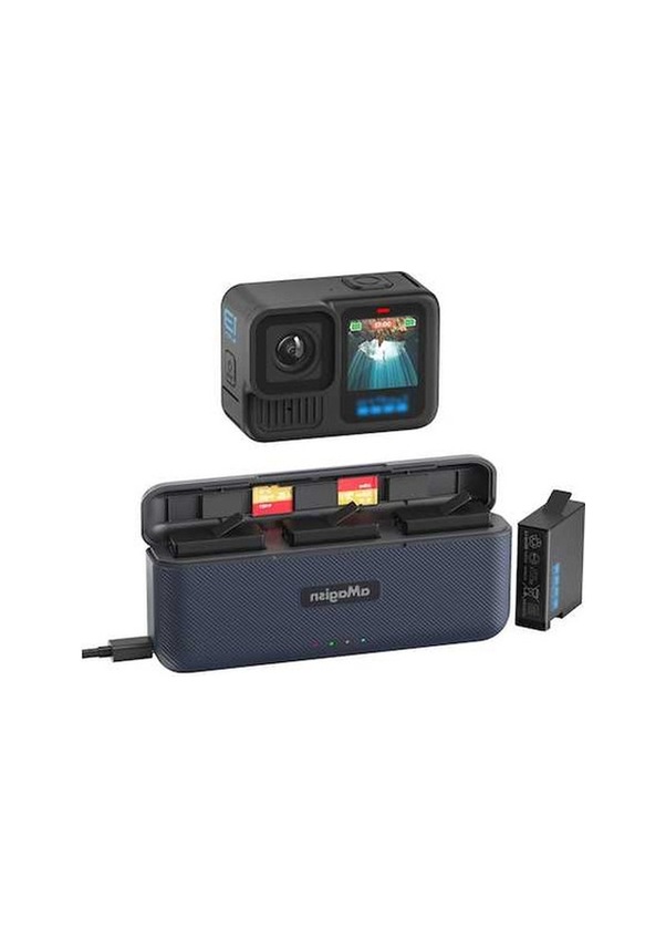 Dancemonkey Yuva Üçlü Siyah Şarj Edilebilir Pil Kutusu İçin Hero13 ...