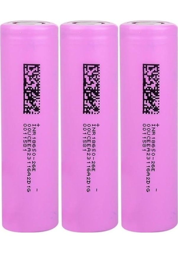 Dmegc Inr18650-26e - 3.7v 2600 Mah Li-ıon Şarjlı Pil - 7.5a 3 Lü Fiyatları ve Özellikleri