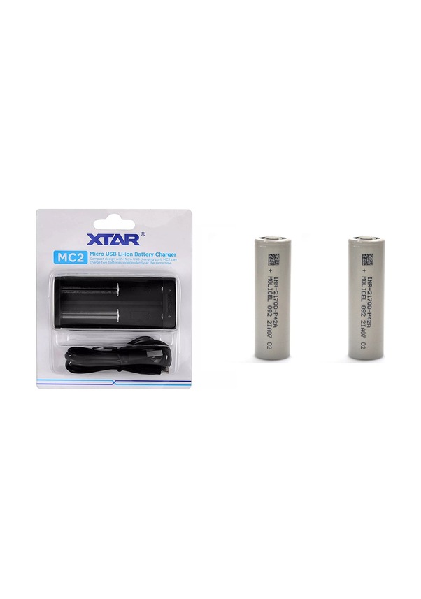 Xtar MC2 Pil Şarj Cihazı + Molicel 21700 4000 mAh 3.7 V 2'li Şarjlı Pil Fiyatları ve Özellikleri