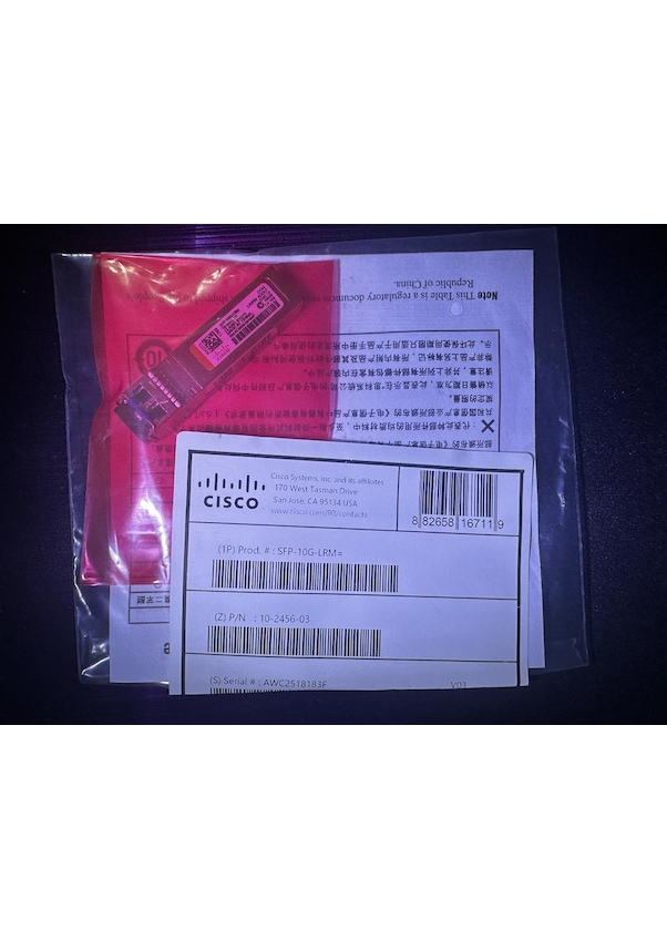 Cisco Sfp 10g Lrm Module Fiyatları ve Özellikleri