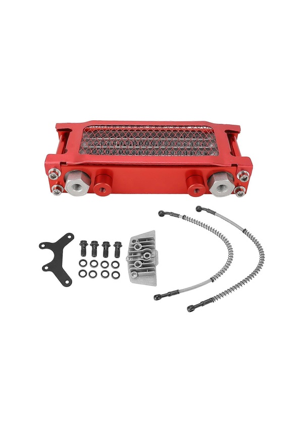 Motosiklet Yağ Soğutucu Takımı Alüminyum 4 Sıra Yüksek Verimlilik ...